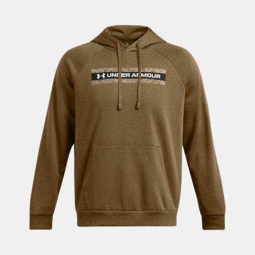 길드스토어 | UA Rival Fleece Camo Chest Stripe Hoodie