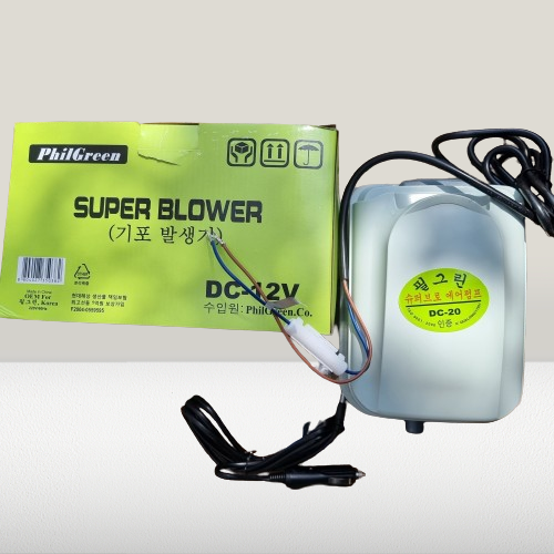 필그린 브로와 PHIL GREEN 브로워 에어펌프 PD 20 전기기포발생기 선박용 에어공급 SUPER BLOWER