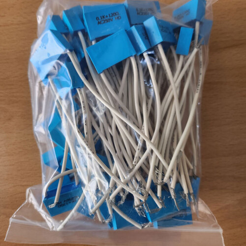 스파크킬러 250V 0.1UF(104) 120옴 리드 Spark killer 5EA - 현민전기전자