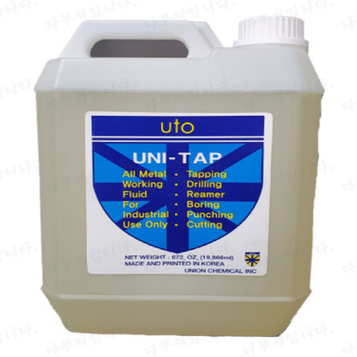 유니온 UNI-TAP 속건성 탭핑유 태핑유 드릴 절삭유 4L