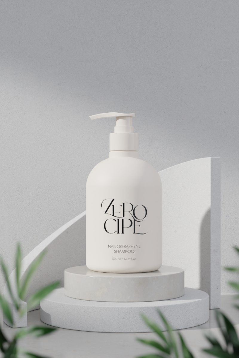 제로시피 나노그래핀 샴푸 500ml ｜민감 두피용 저자극 탈모샴푸 추천