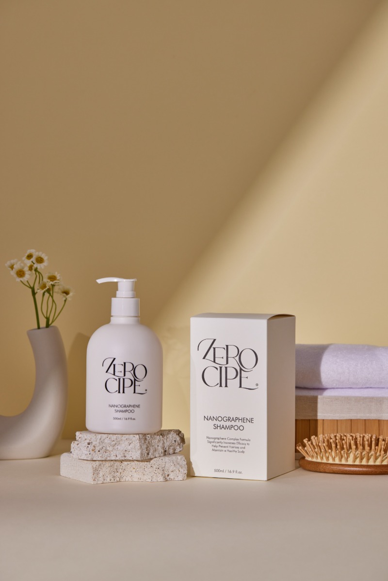 제로시피 나노그래핀 샴푸 500ml ｜민감 두피용 저자극 탈모샴푸 추천