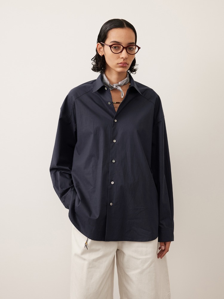 COMMON SCENTS Classic Cross Yoke Long Sleeve Shirt - Ecket