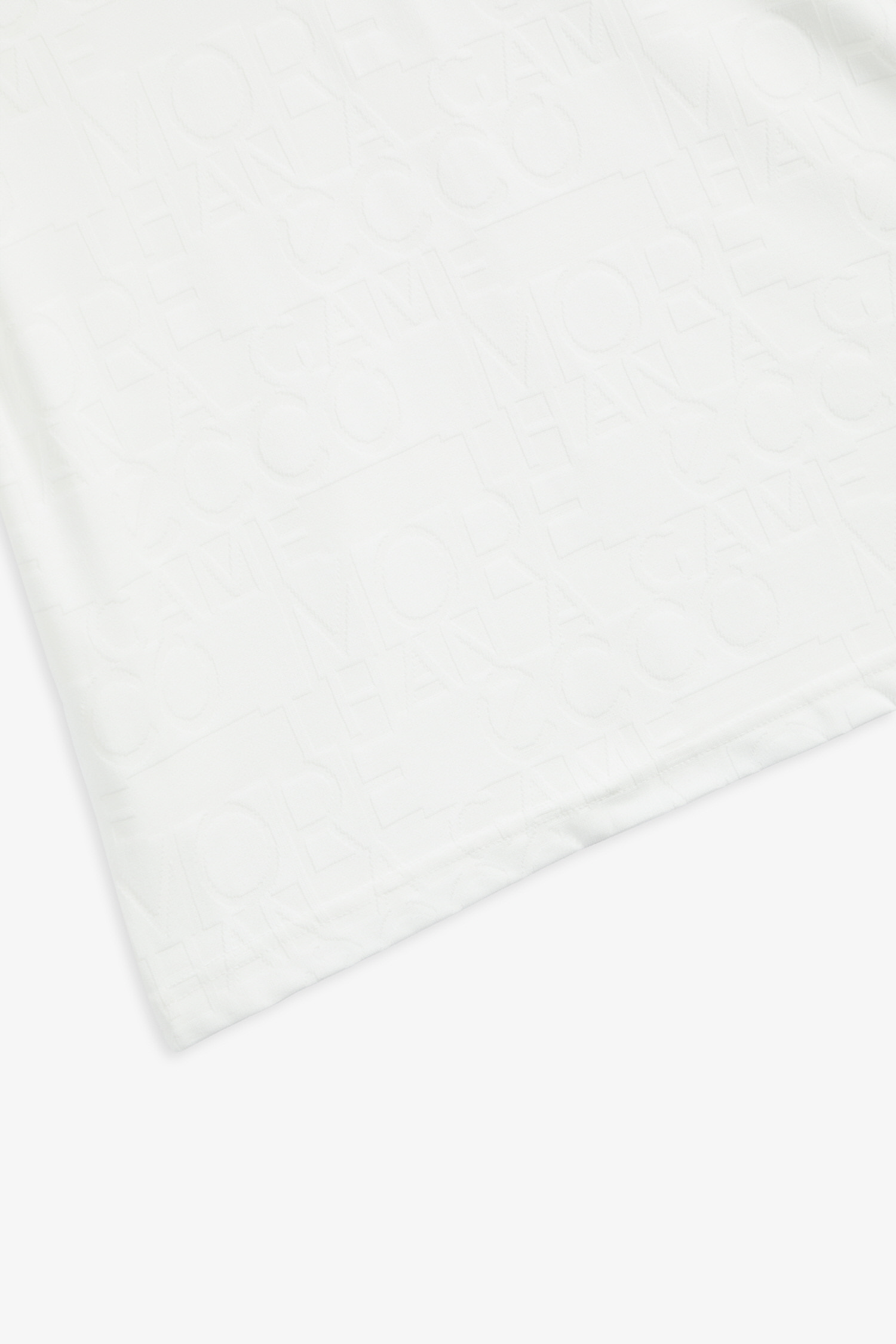 로고 자가드 티셔츠_ECCO GOLF APPAREL