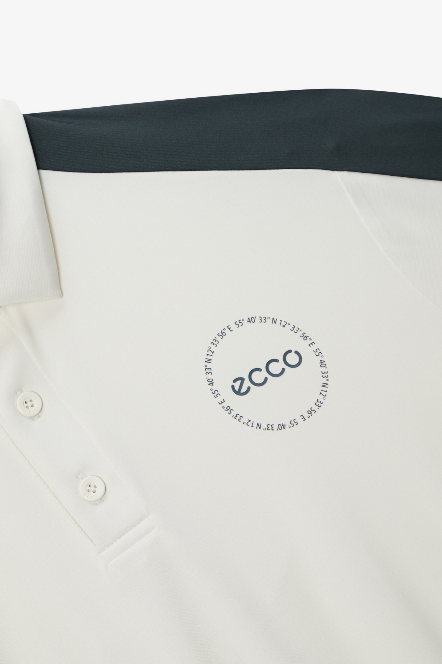 컬러 블록 카라 티셔츠 - ECCO GOLF APPAREL