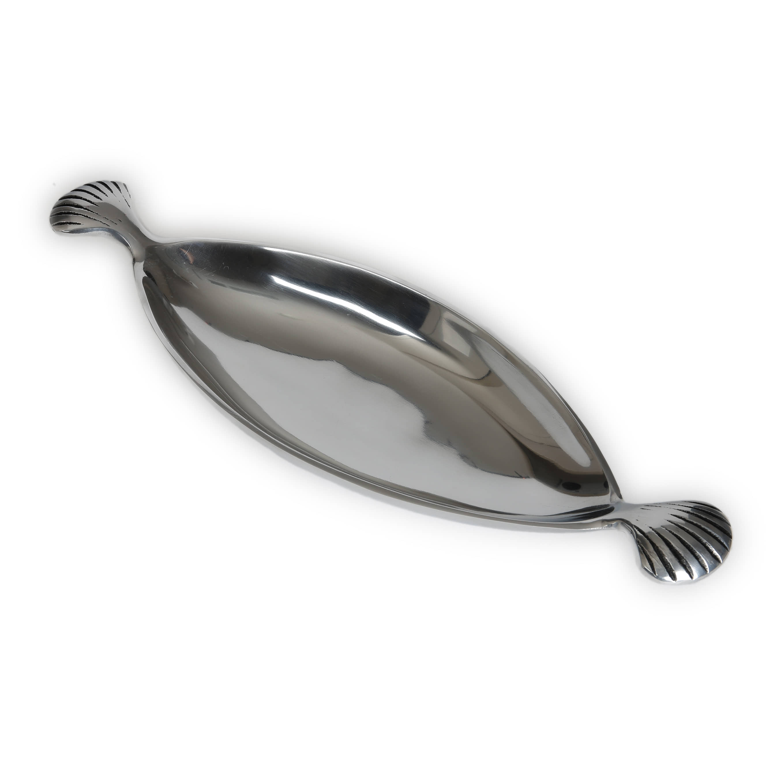 바이오앤미디엄 | Clam Shell Handle Silver Tray