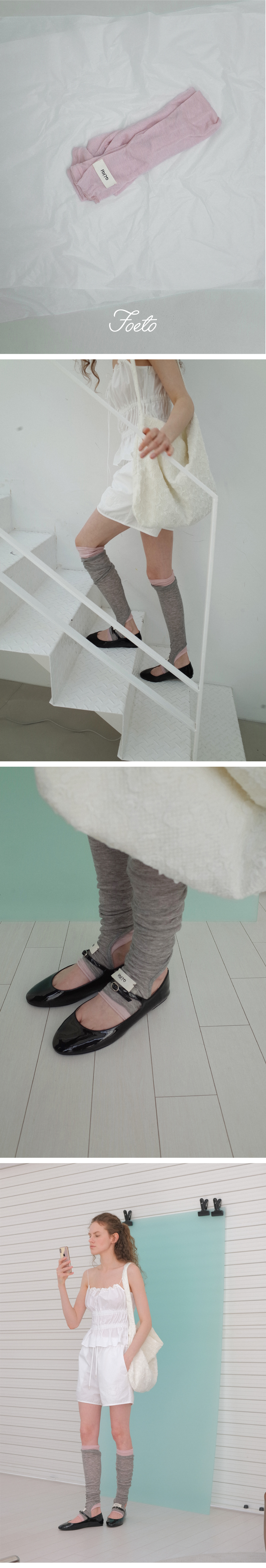 Light summer socks (mute pink) - 감도 깊은 취향 셀렉트샵 29CM