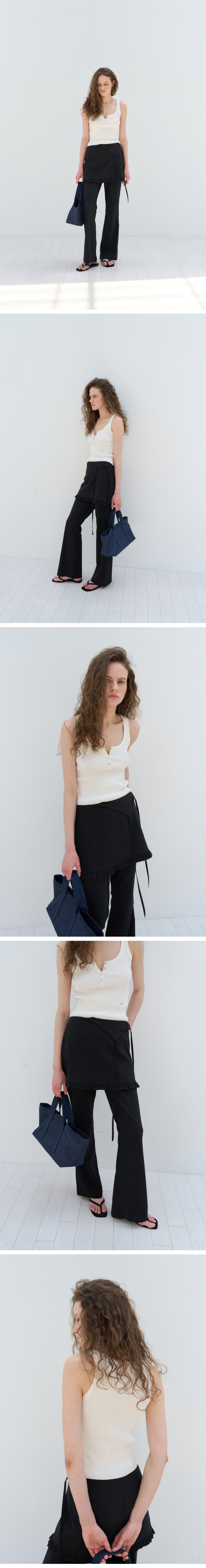 Ro button knit sleeveless (ivory) - 감도 깊은 취향 셀렉트샵 29CM