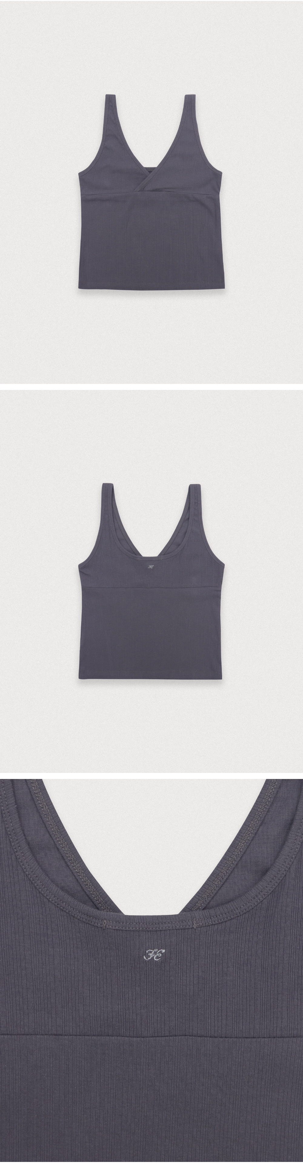 Pebble sleeveless (charcoal) - 감도 깊은 취향 셀렉트샵 29CM