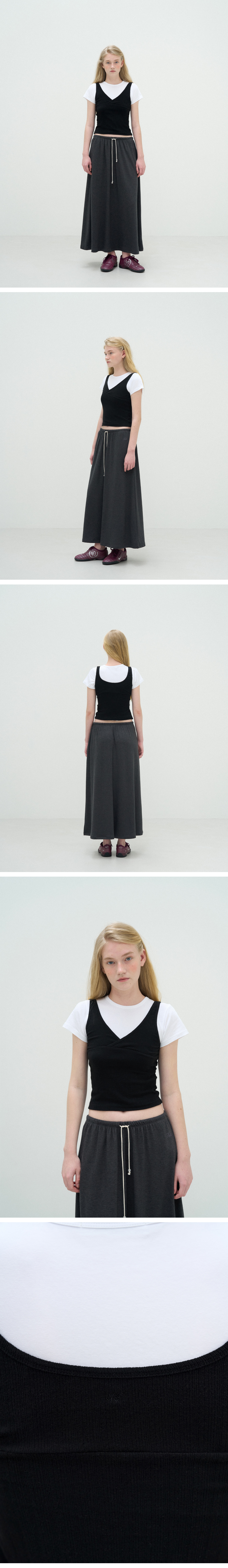 Pebble sleeveless (charcoal) - 감도 깊은 취향 셀렉트샵 29CM