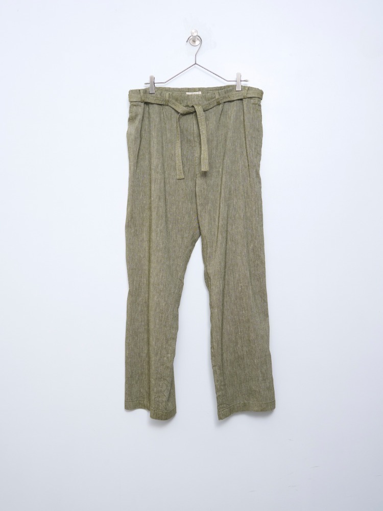 Linen Wool Woven Pants - 팬스 댄스 - Pan's Dance