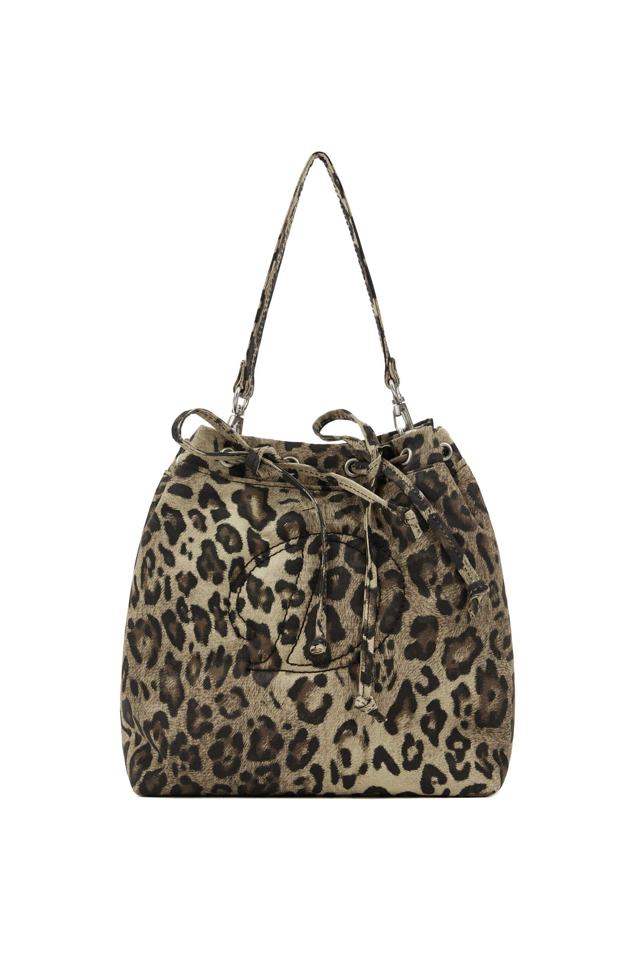 D STITCH PADDING MINI BAG IN LEOPARD - DEINET
