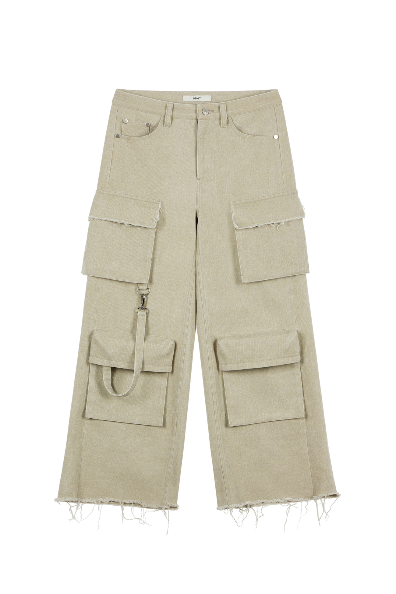 MULTI POCKET CARGO PANTS IN BEIGE | DEINET