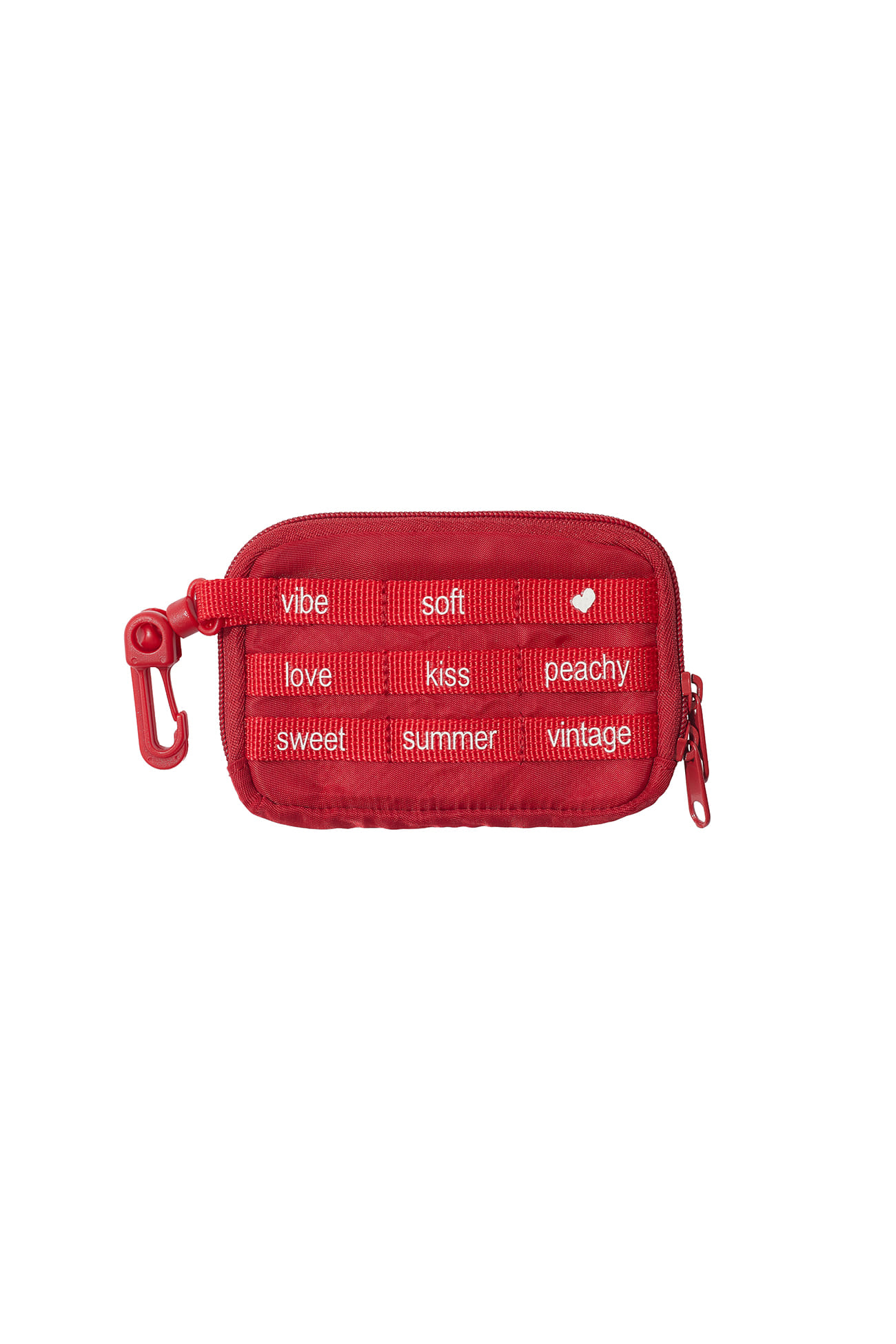 DEINET X TMV TYPO MINI WALLET IN RED | DEINET