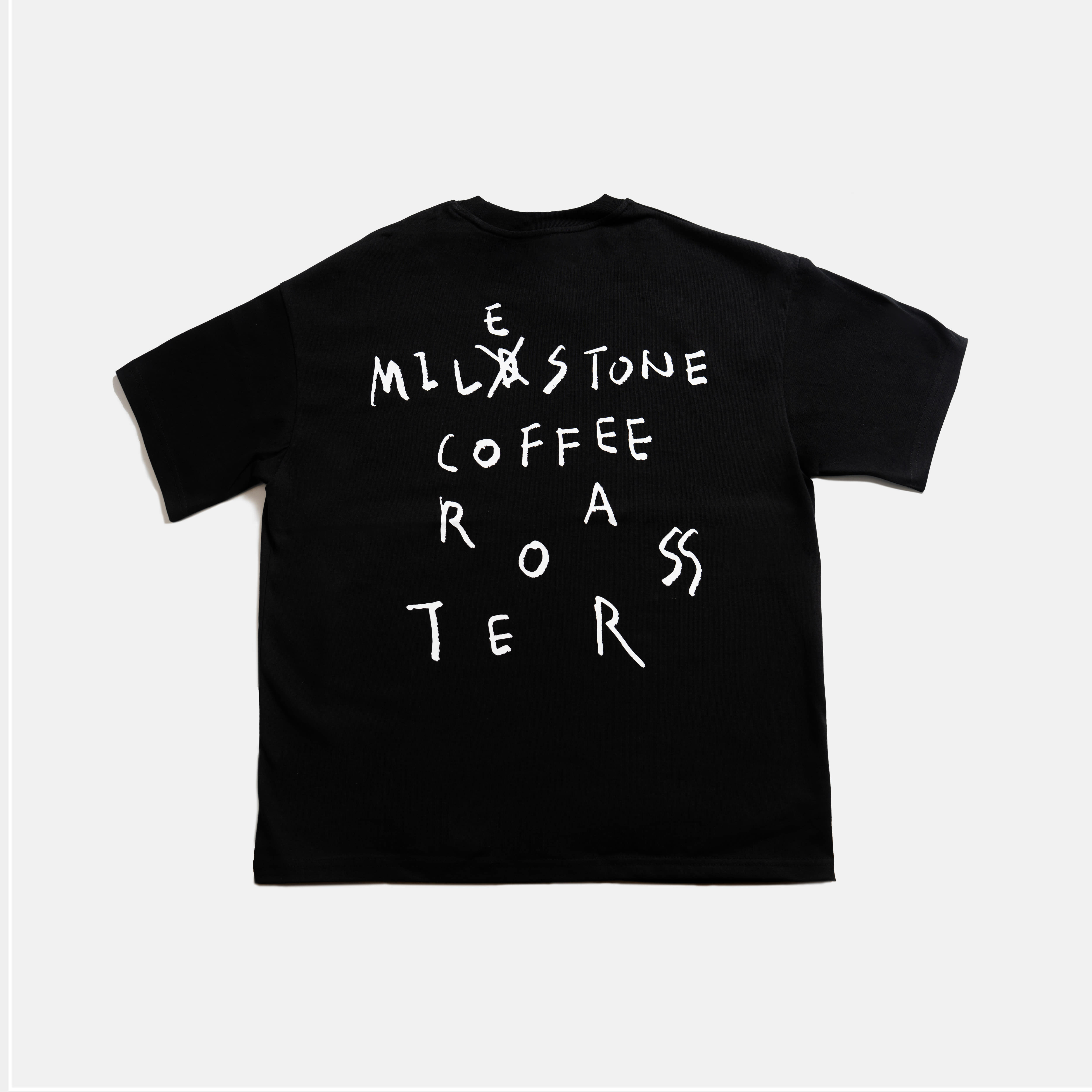 캐주얼 두들 반팔티셔츠(2컬러) - MILESTONE COFFEE ROASTERS