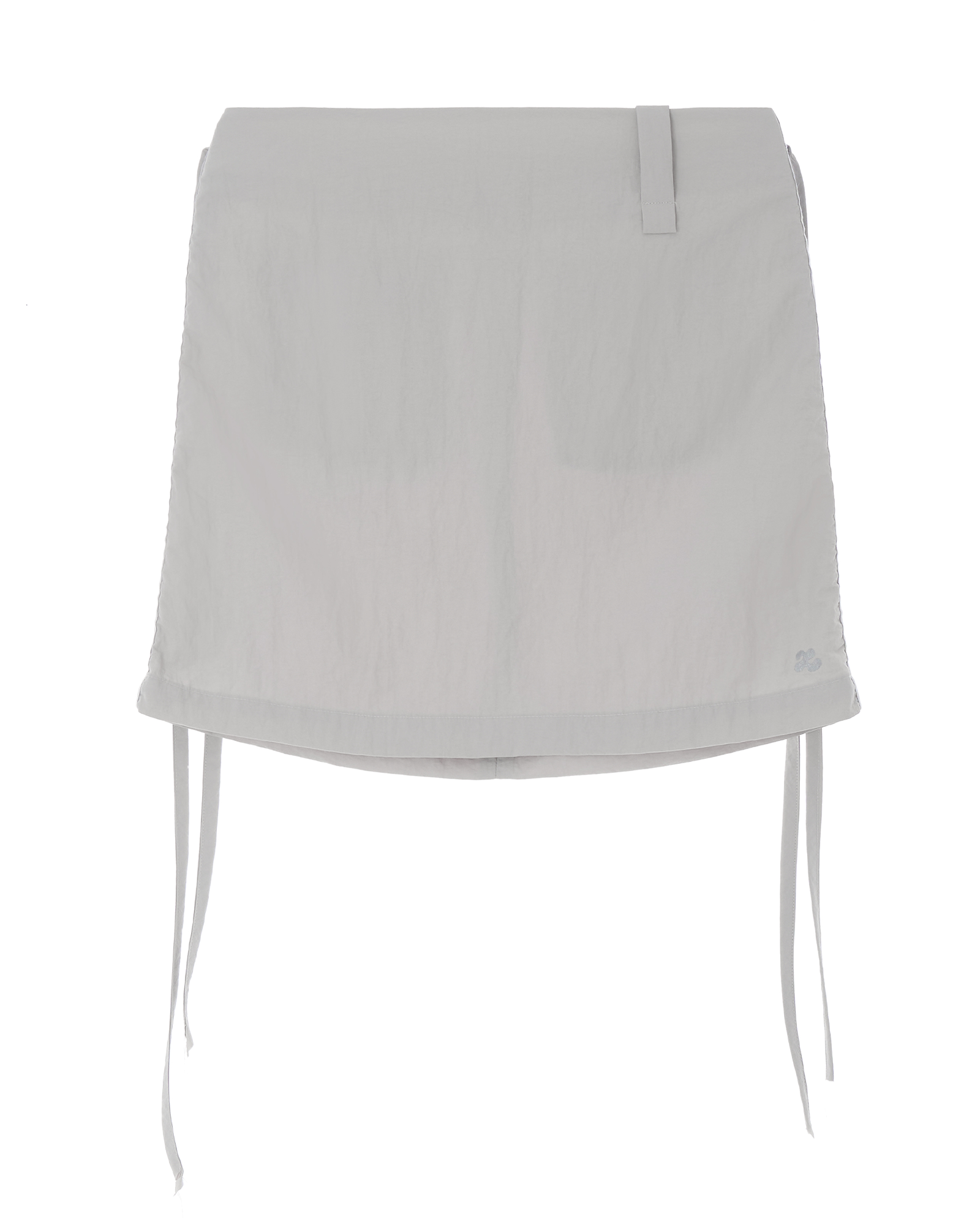 String Mini Skirt (Light Grey) - zeezeezee