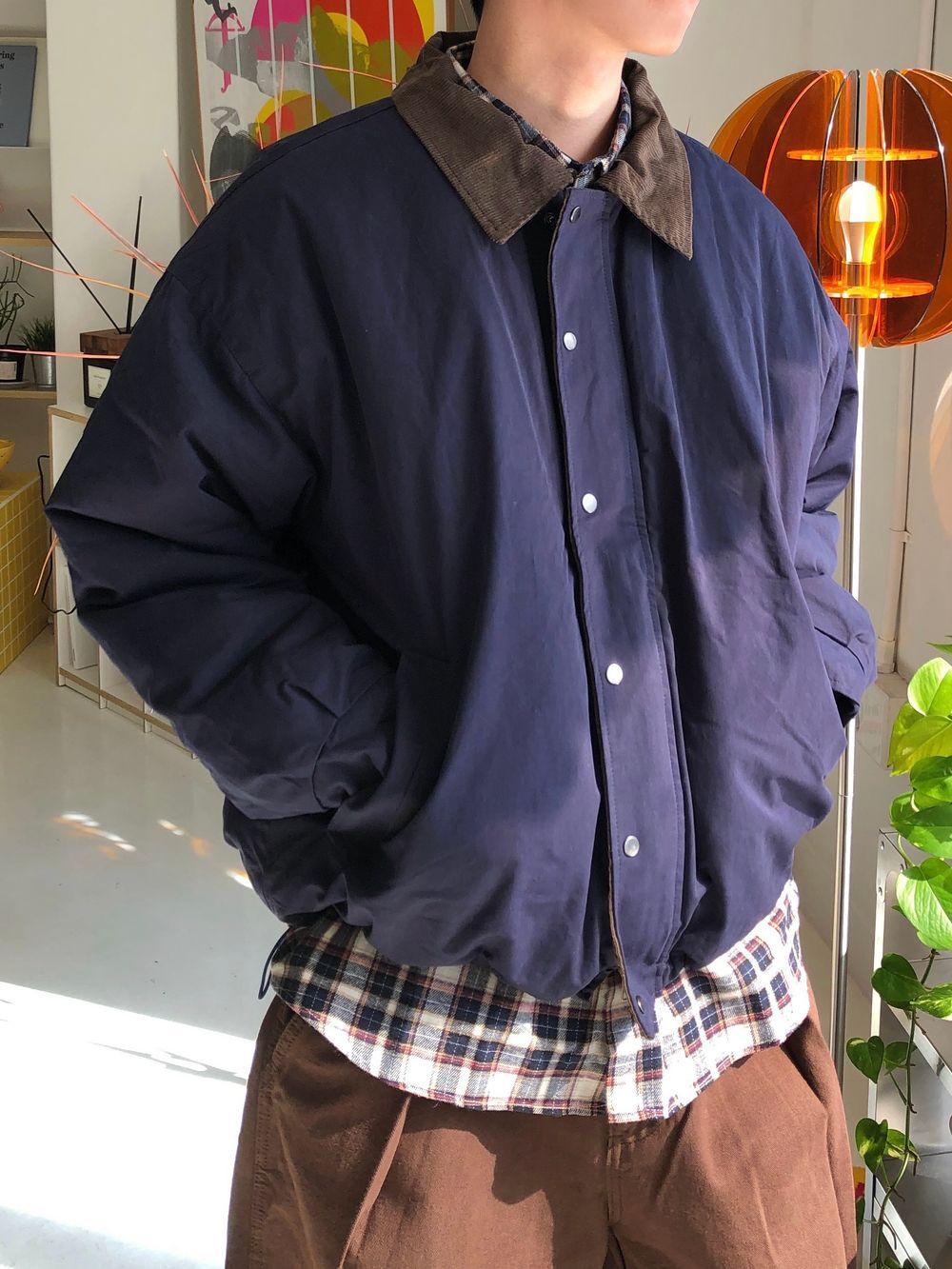 [unisex] 소피 배색 카라 점퍼 (2C) - SEAZ