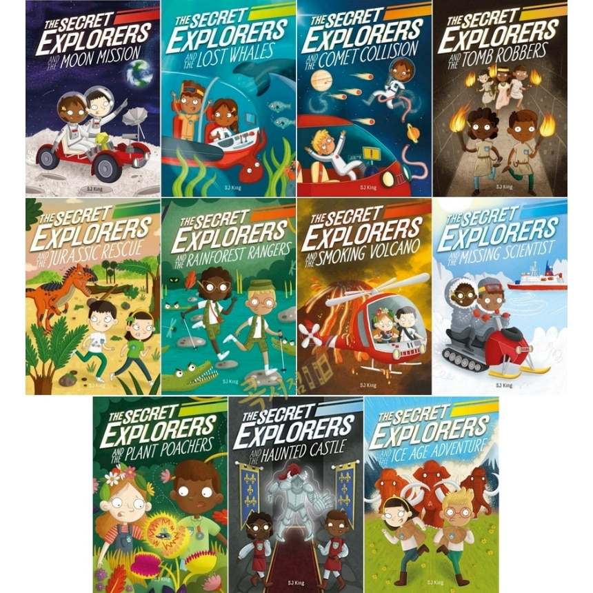 [콕서점] 비밀 탐험가들 11권 세트 영어원서 the secret explorers 음원제공