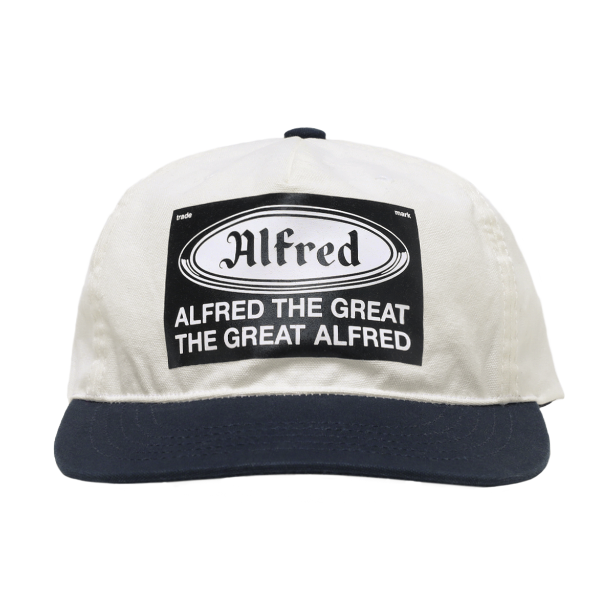 FRED STICKER CAP / WHITE-NAVY - Alfred