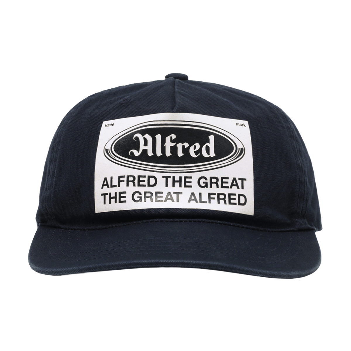 FRED STICKER CAP / NAVY(WHITE) - Alfred