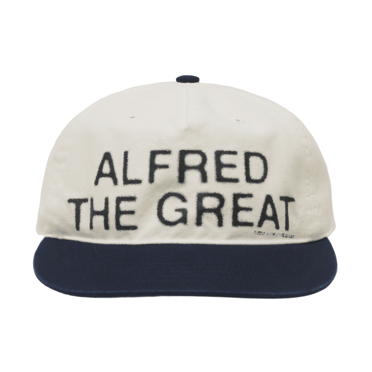 FRED THE GREAT STENCIL CAP / WHITE-NAVY - Alfred