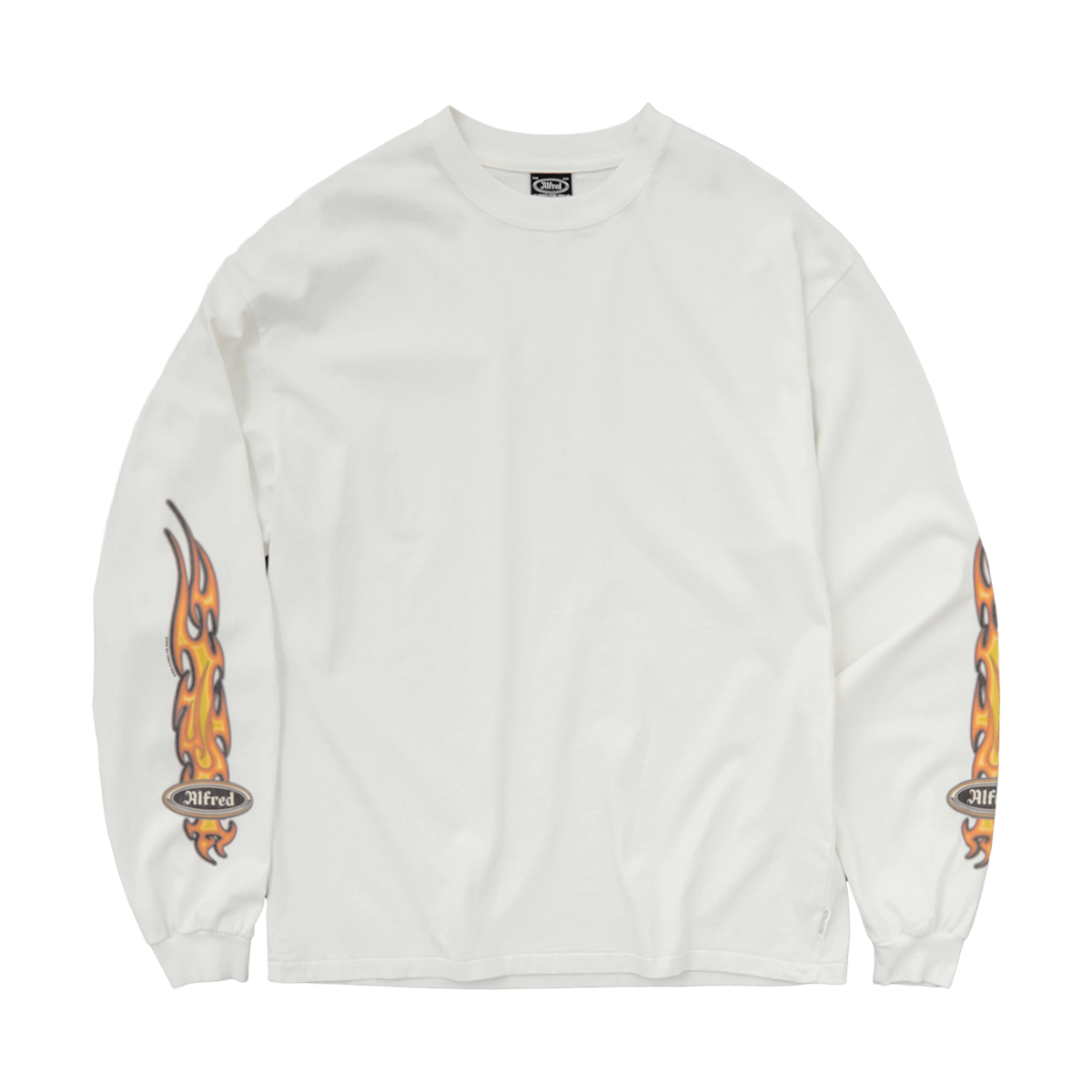 FRED FLAME LONG SLEEVE / WHITE | Alfred