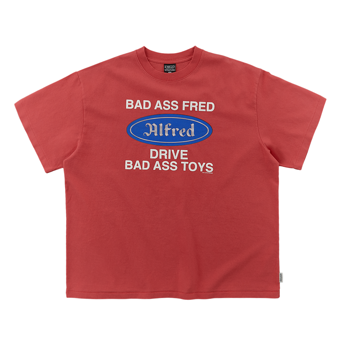BAD ASS FRED T-SHIRT / RED - Alfred