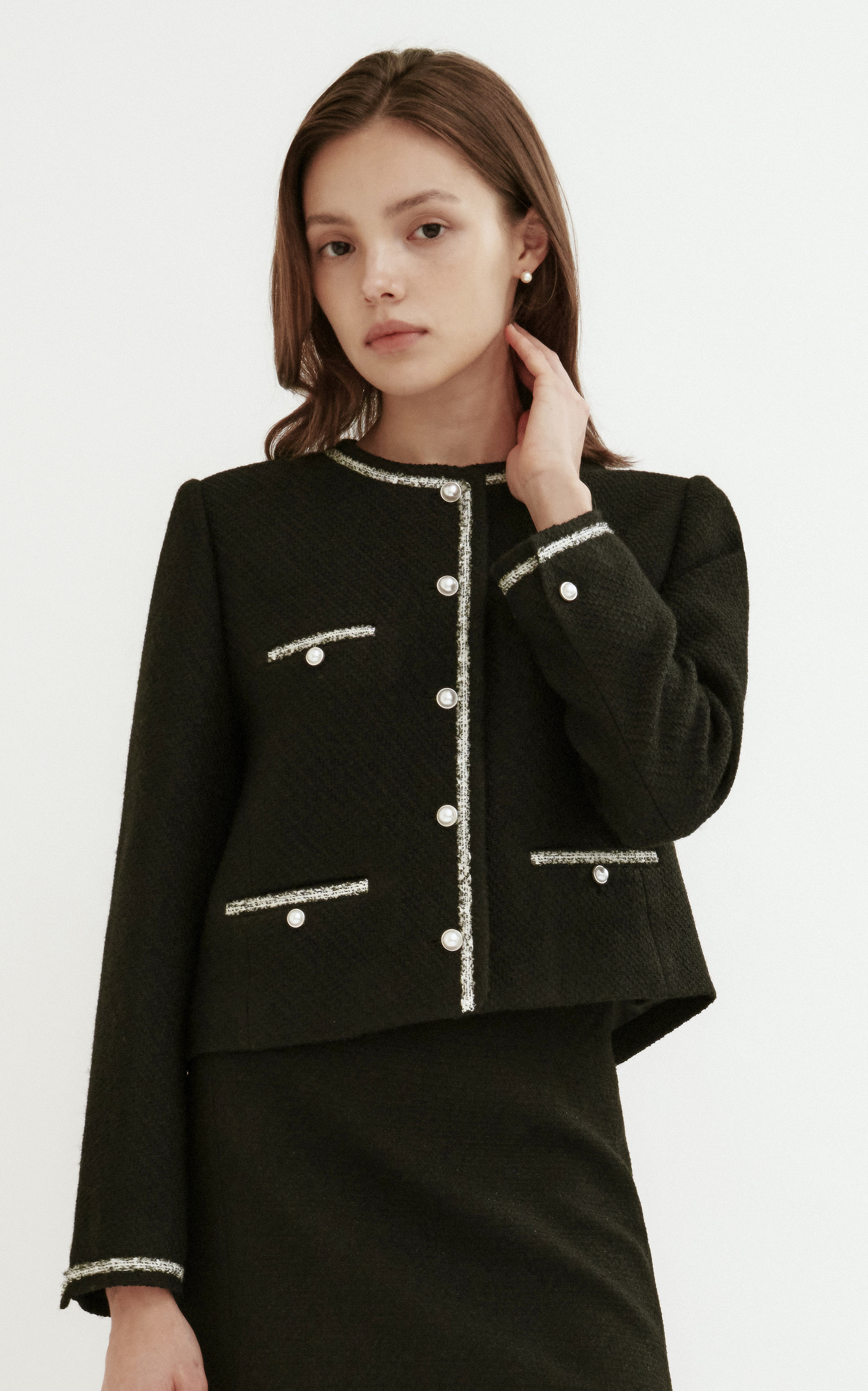 SIAN TWEED JACKET | TOWAV