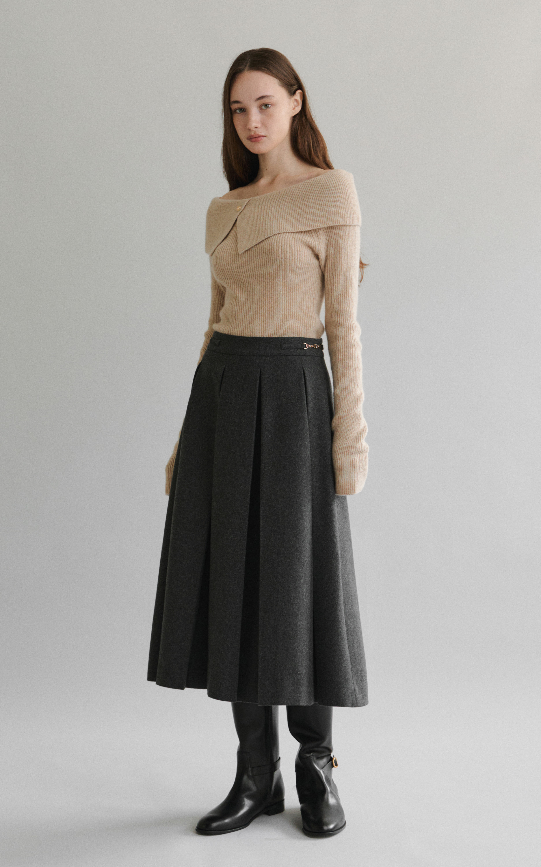 MAIA PINTUCK SKIRT | TOWAV
