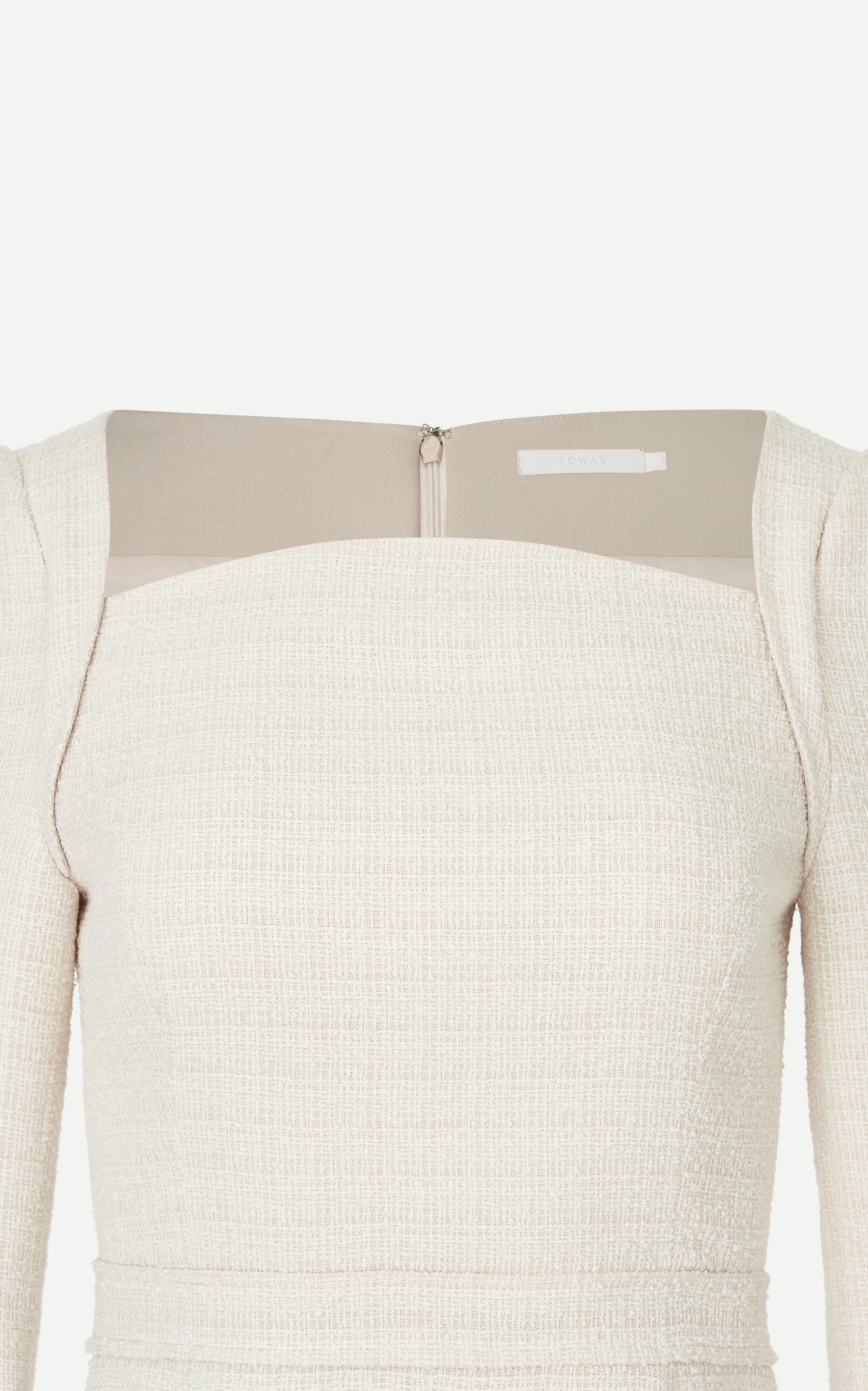 MAYU SQUARE DRESS_CREAM | TOWAV