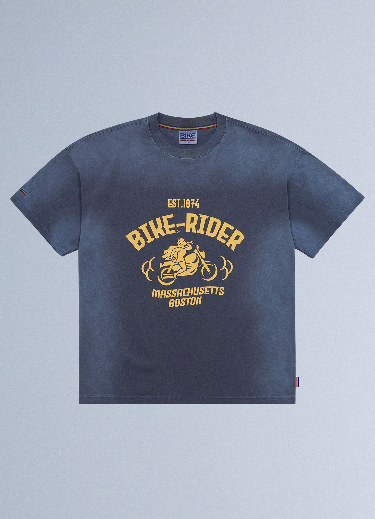 BIKE RIDER T-SHIRTS _ NAVY - bike