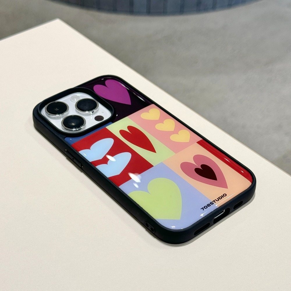 Heart collage case - 708studio
