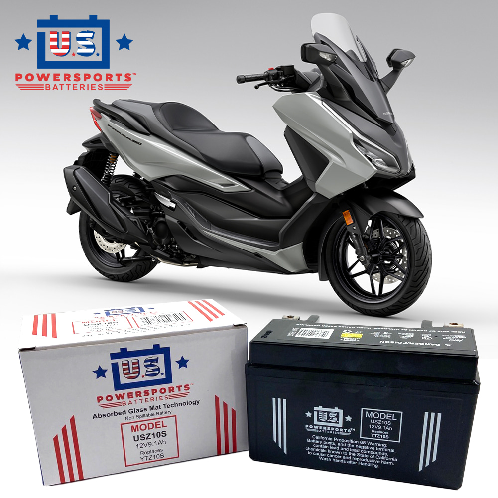 US 배터리 USZ10S 12V 9.1Ah MT-07 09 포르자 YTZ10S - 라이더마트