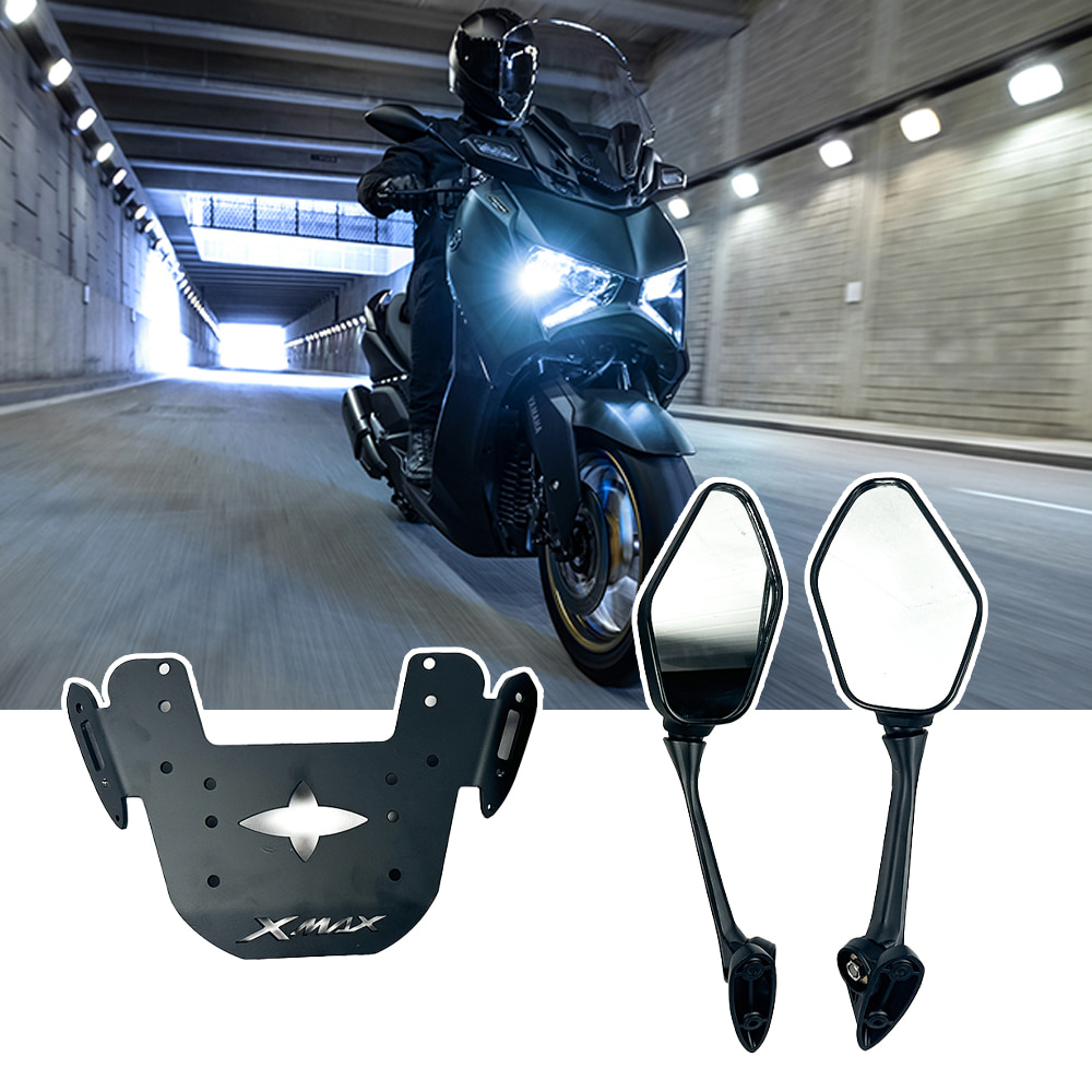 야마하 XMAX 23-24 국산 카본룩 사이드 미러킷 튜닝 - 라이더마트