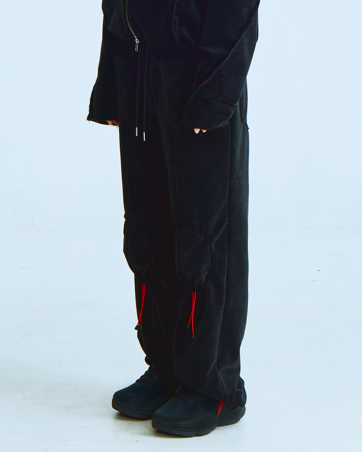 [222] KNEE STRING VELURE PANTS - 222 | 리켓