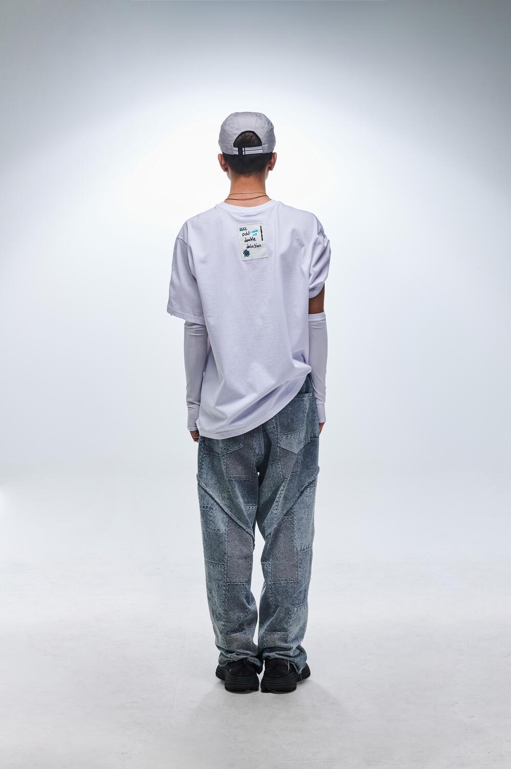 OVERSIZE STRING PATCH T-SHIRT ver.2 - 2 2 2