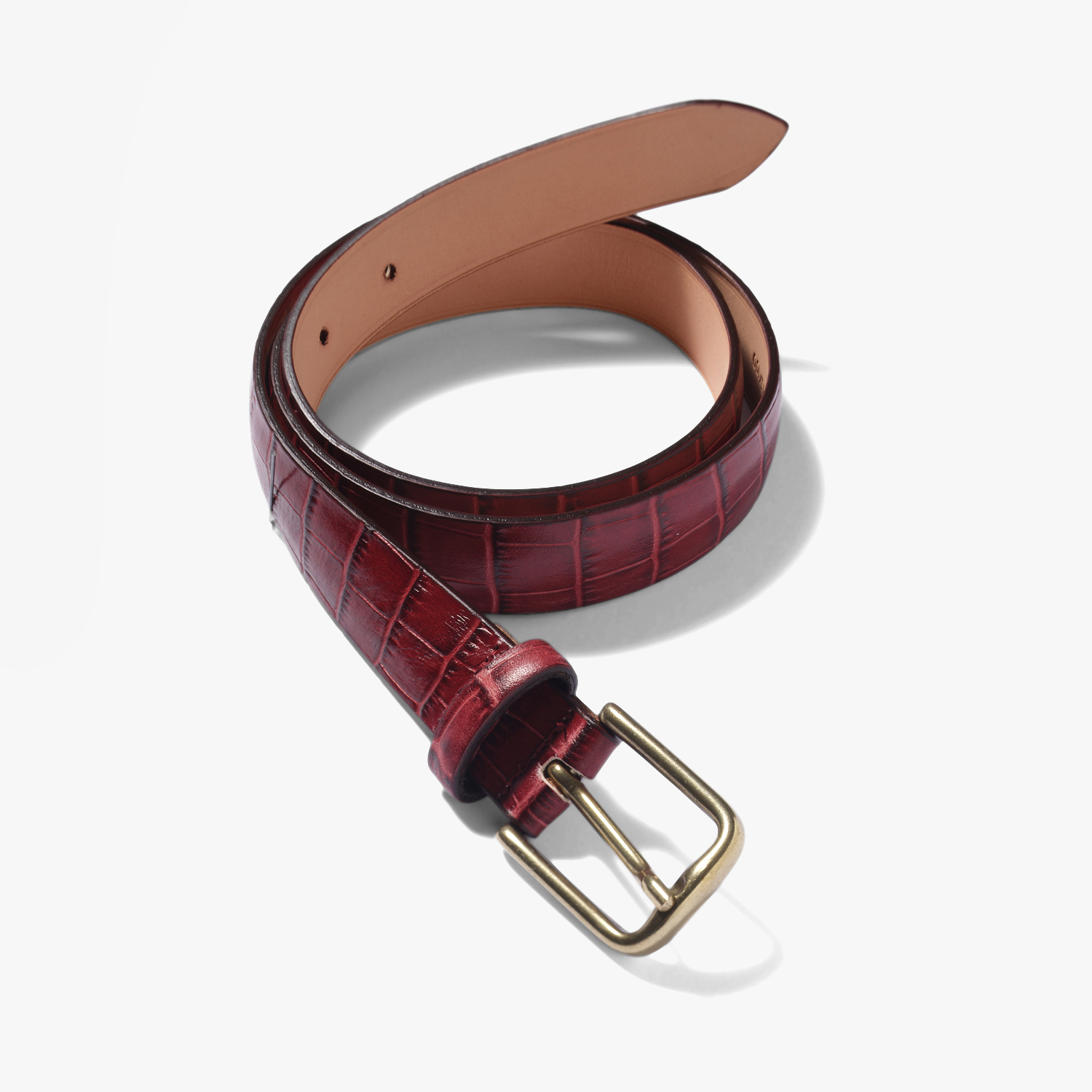 G482 CALF BELT WINE - 샌프란시스코마켓