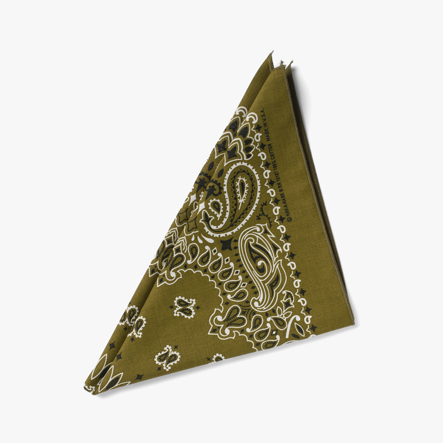 PAISLEY BANDANNA OLIVE | 샌프란시스코마켓