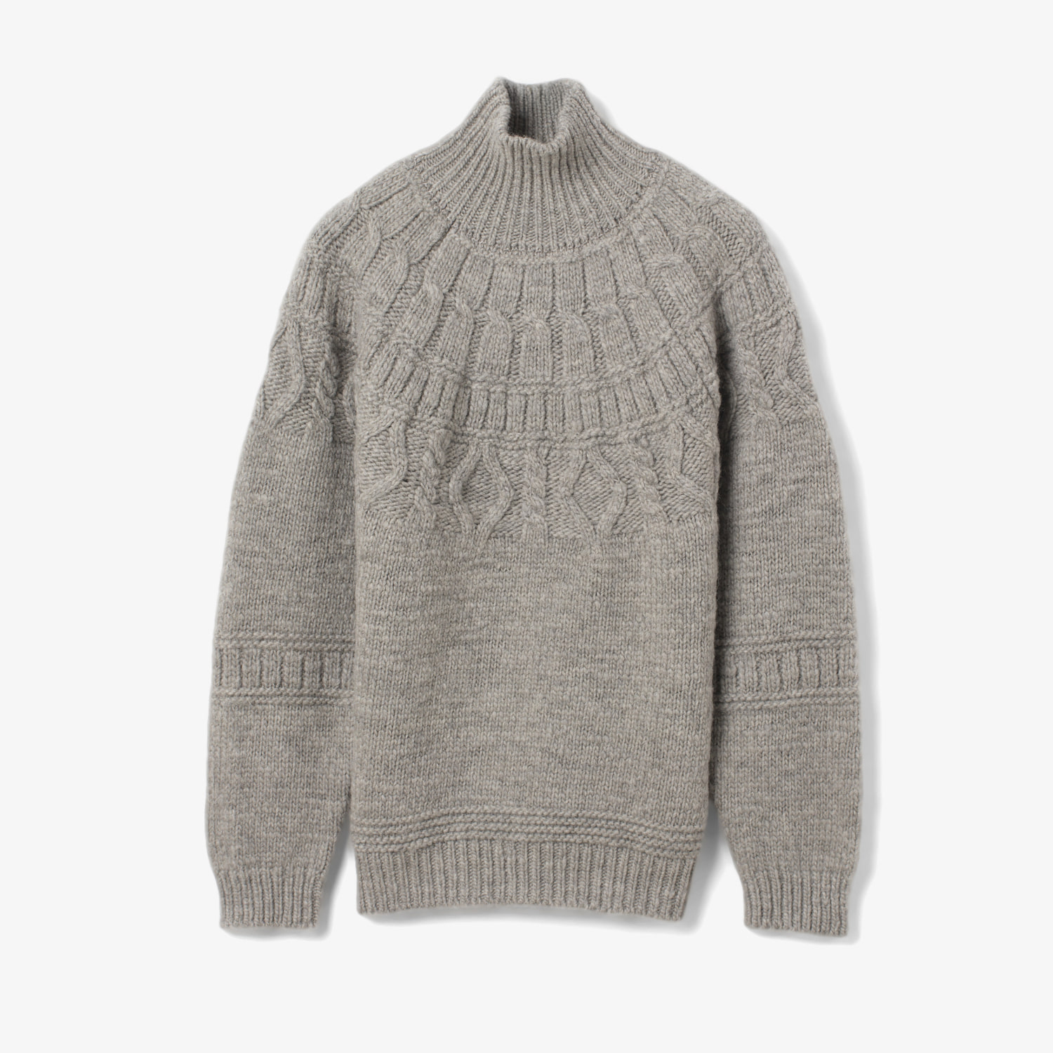 SPREAD ALAN TURTLE NECK GRAY - 샌프란시스코마켓