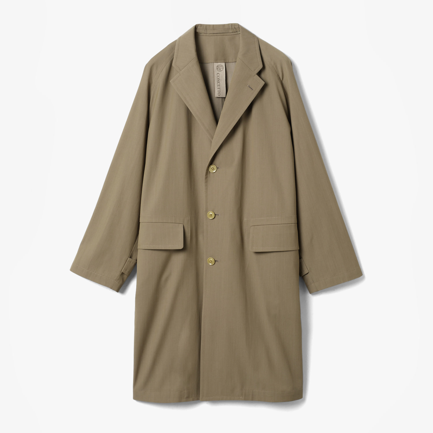 M19 BRITISH OVERALL COAT KHAKI - 샌프란시스코마켓
