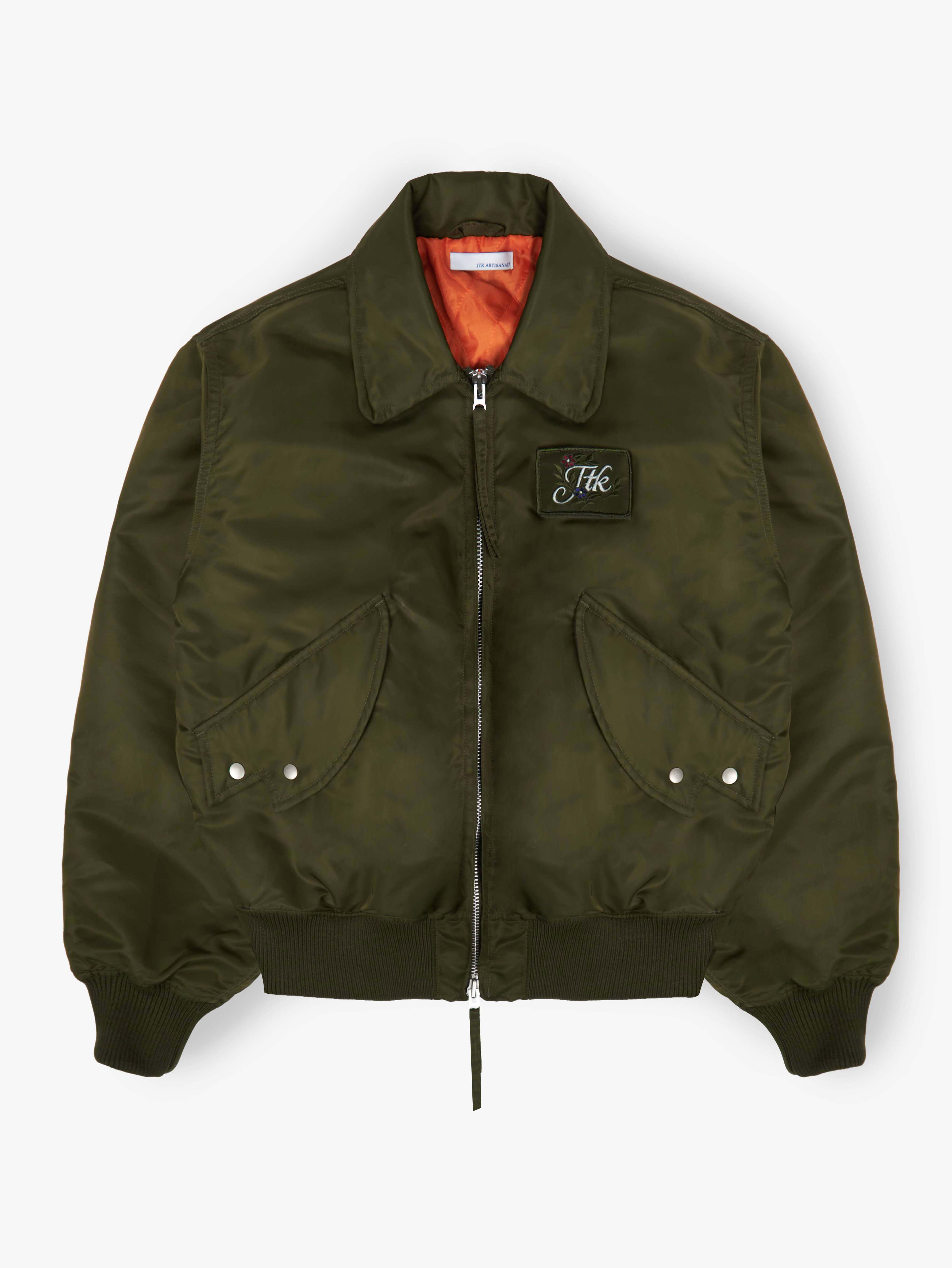 JTK ARTISANAL: EMBROIDERY FLIGHT JACKET (20% off, 시즌오프) | JUNTAE KIM