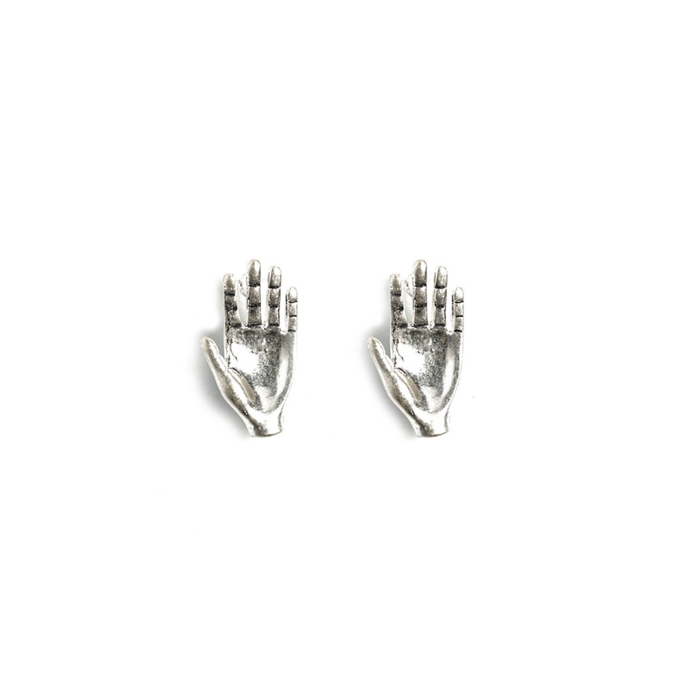 SILVER FINGER BROOCH SET | thesecondsurrap