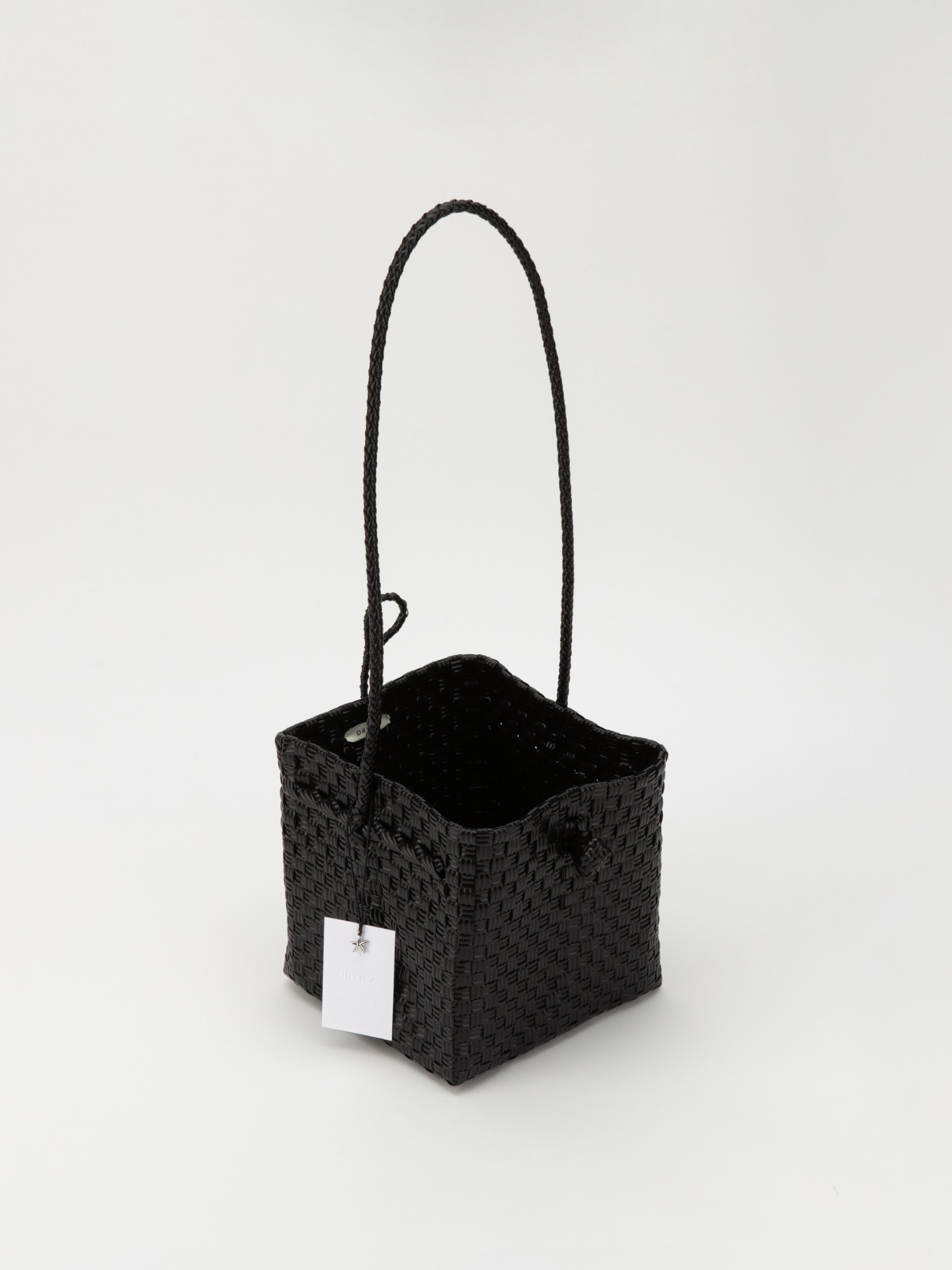 [Handmade] Cube Bag - Black (Shoulder ver.) - ORTICA