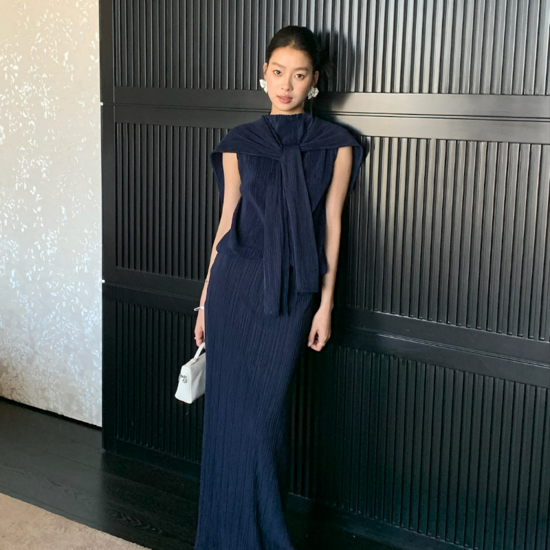 Classic organ pleats pleats set - 클라라오티티