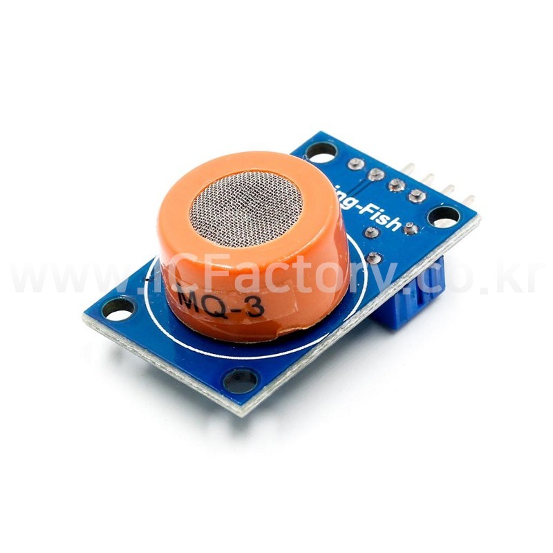 MQ-3 MQ3 가스 센서 모듈 (알코올 C2H5OH, 에탄올 C2H5OH, 연기) (ICF0221) - 아이씨팩토리