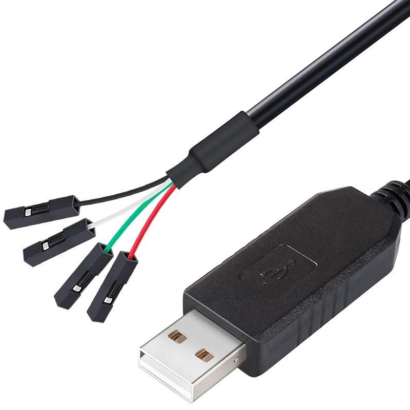 PL2303HX USB to RS232 TTL모듈 케이블 / UART 컨버터 시리얼 모듈 케이블 (ICF0856) - 아이씨팩토리