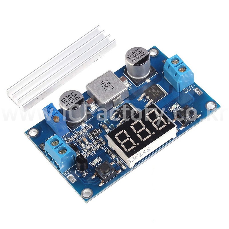 100W 35V FND 디스플레이 DCDC 승압형 스탭업 모듈 (ICF1250) | 아이씨팩토리