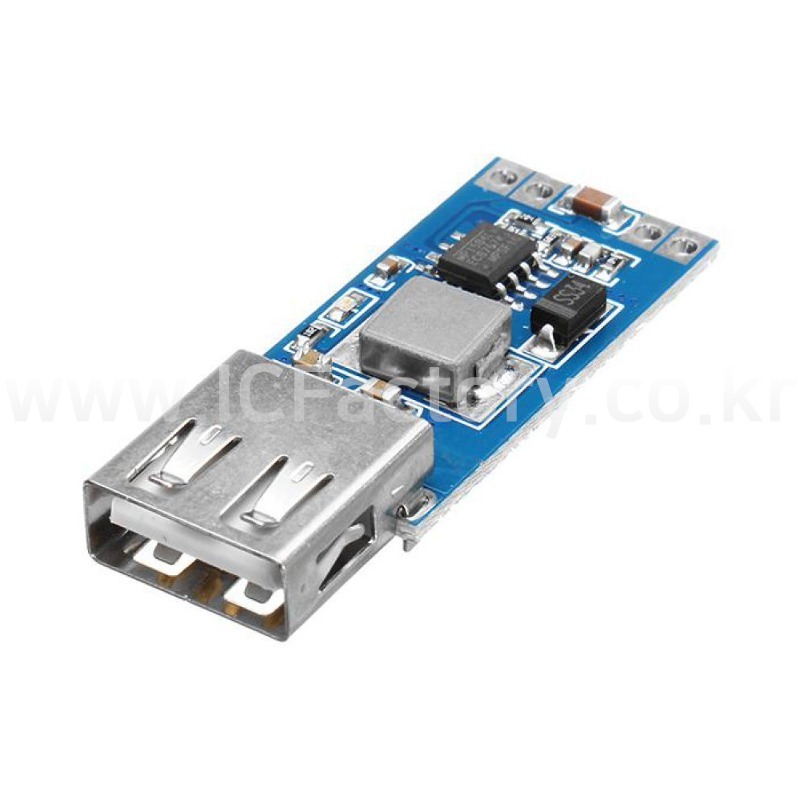 USB 5V 3A 출력 DC-DC 강하형 스탭다운 모듈 (ICF1176) - 아이씨팩토리