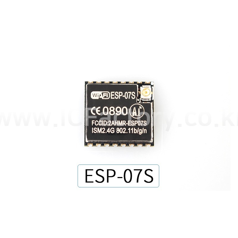 ESP8266 WIFI Module 와이파이 모듈 ESP-07S (ICF1985) - 아이씨팩토리