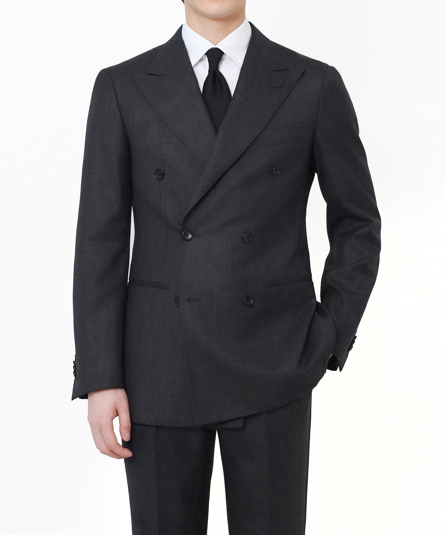 SAVILE CLIFFORD DARK GREY DB/SUIT_R06 - 꼴레지오니스타